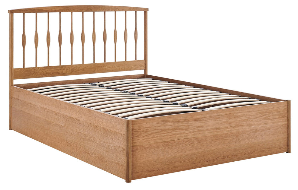 Juno Oak Storage Bed Frame – Beechwood Beds
