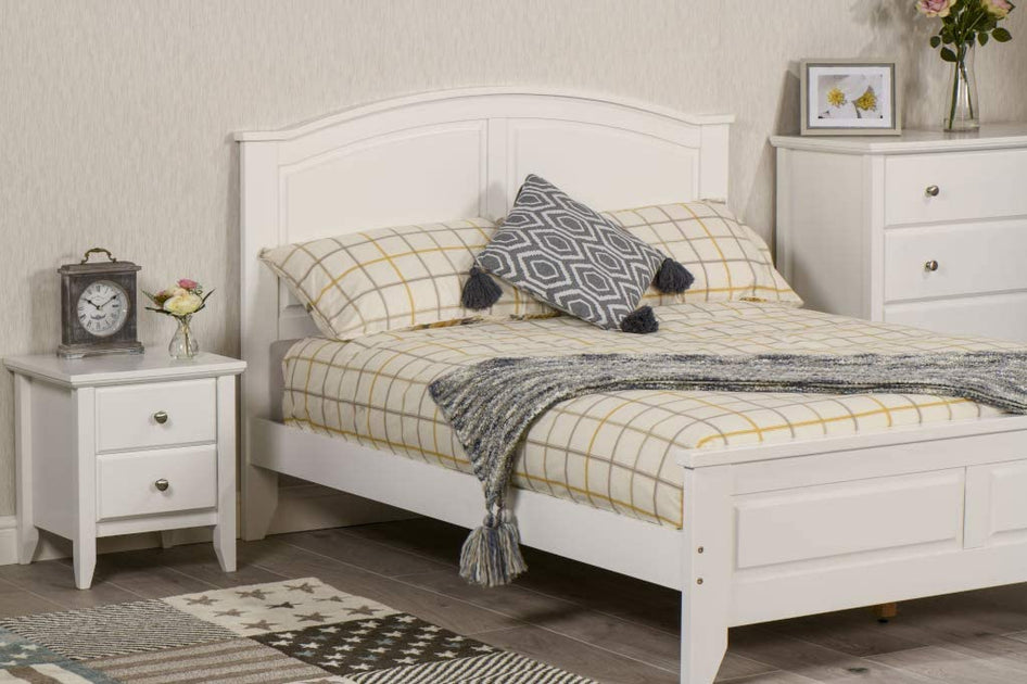 Amani Parma Bed (White) – Beechwood Beds